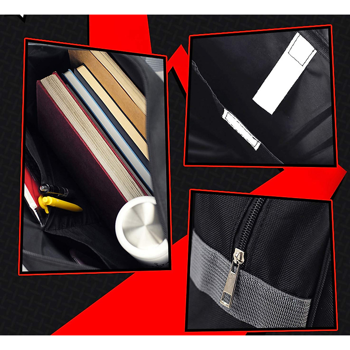 Game Persona 5 P5 Joker High School JK Bag Uniform Ren Amamiya Shoulder Bags（NEW style add Non-slip nail）