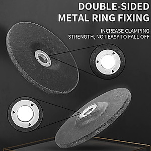 SI FANG 3inch Grinding Wheel, Depressed Center Aggressive Grinding Rust Removal for Metal, Abrasive Wheels Discs for 3/8in Arbor Mini Angle Grinder Cordless Die Grinder, Durable & Sharp (10 Pack)