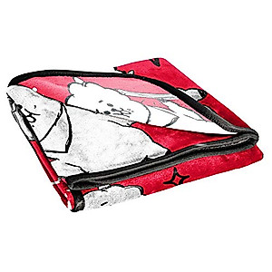 Line Friends BT21 Black & White Doodle Blanket - Measures 62 x 90 inches, Kids Bedding - Fade Resistant Super Soft Fleece (Official Line Friends Product)