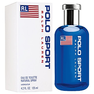 Ralph Lauren FRAGRANCES Polo Sport - Eau De Toilette - Men's Cologne - Fresh & Clean - With Oak, Citrus, and Mint - Medium Intensity - 4.2 Fl Oz
