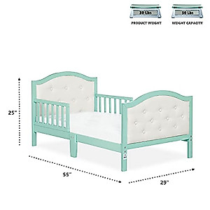 Dream On Me Zinnia Toddler Bed in Mint