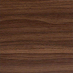 Baxton Studio Palmira Modern Industrial Walnut Brown Finished Wood and Black Metal Desk with Shelves