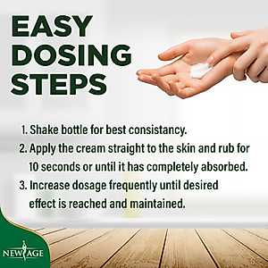 New Age Hemp Cream Help Support Relieve Discomfort in Knees, Joints, and Lower Back - Natural Hemp Extract Cream - Made in USA - Hemp Cream 4oz (Pack of 2)