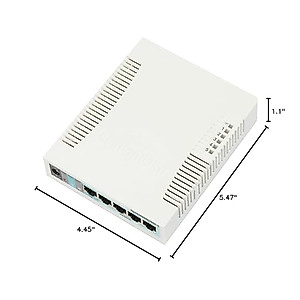 Mikrotik RB260GS Gigabit Ethernet (10/100/1000) White Power Over Ethernet (PoE)