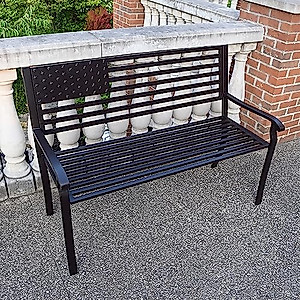 Oakland Living American Pride Bench