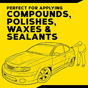 Meguiar's W0004 Supreme Shine 4" Foam Applicator Pads - 4 Pack