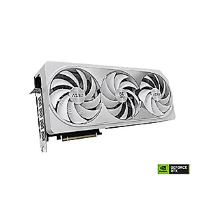 Gigabyte GV-N4090AERO OC-24GD GeForce RTX 4090 AERO OC 24G Graphics Card, 3X WINDFORCE Fans, 24GB 384-bit GDDR6X, Video Card