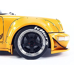 Solido S1807501 1:18 2011 RWB 964-Orange Porsche Collectible Miniature car, Orange