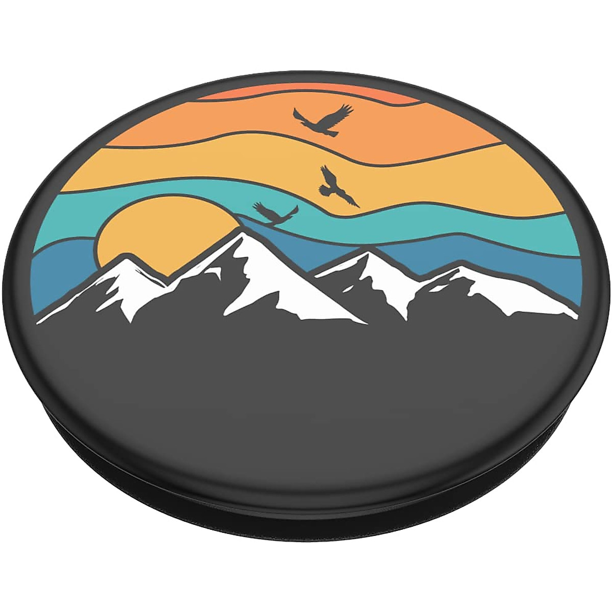 ​​​​PopSockets Phone Grip with Expanding Kickstand, Nature PopGrip - Mountain High