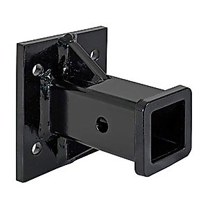 Buyers Products 1804055 2" Bolt-On Receiver Tube, 20,000 Lbs MGTW, 2,000 MVL, Corrosion Resistant Black Powder Coat Finish, Receiver Hitch Accessories