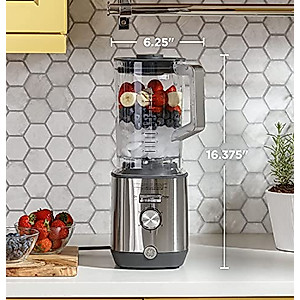 GE - 5-Speed 64-Oz. Blender - Stainless Steel