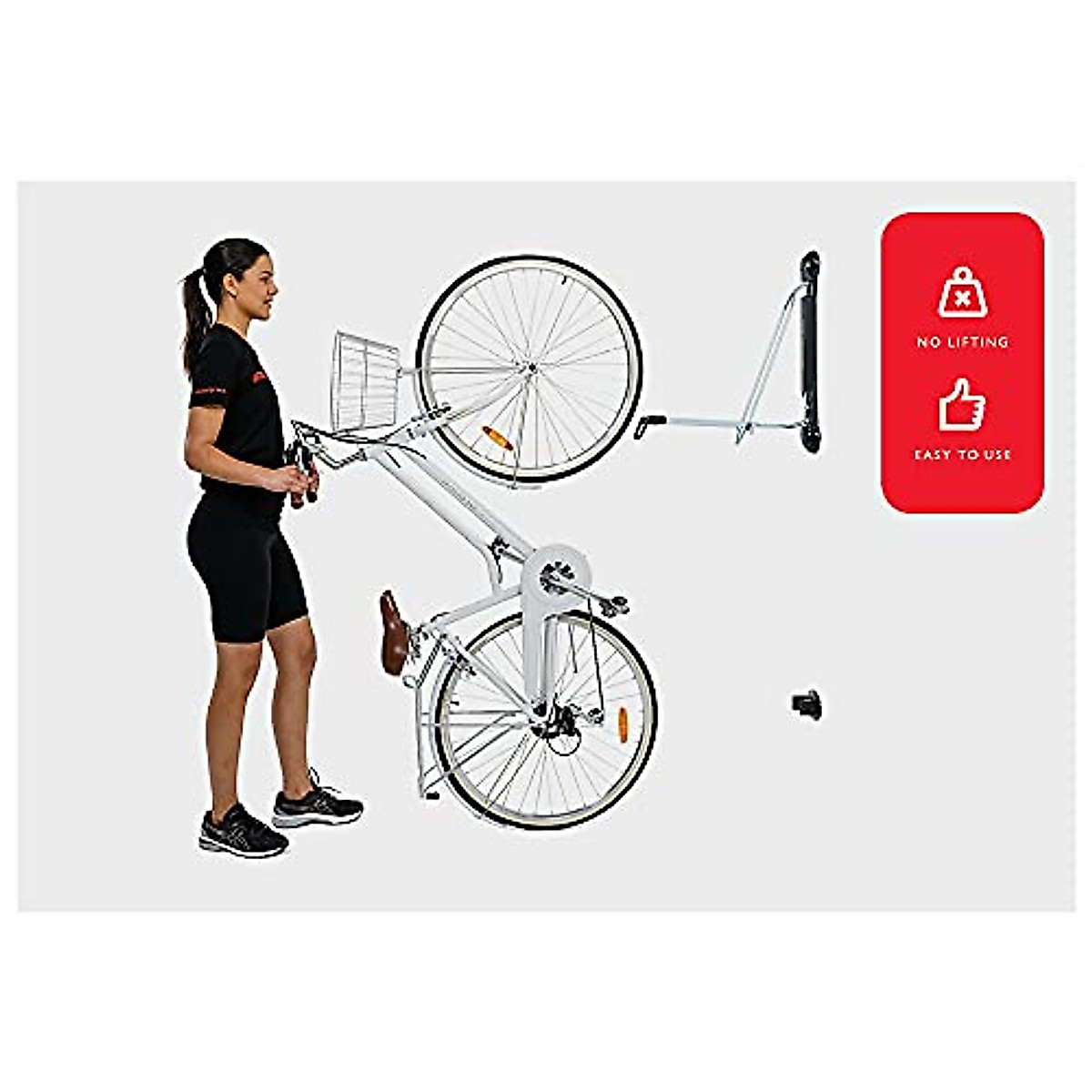 Steadyrack Bike Racks - Fender Rack - Wall Mounted Bike Rack Storage Solution for Your Home, Garage, or Bike Park