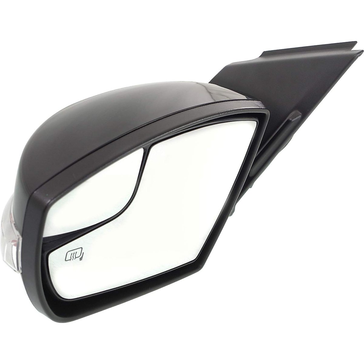 Kool Vue Driver Side Power Heated Mirror for Ford Escape 2013-2016 With Signal Light, Memory & Puddle Lamp; Without Blind Spot Light Paintable
