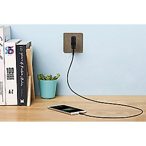 AGPTEK USB Wall Charger 5V 500mA for iPod, Sony, Walkmam, SanDisk MP3 MP4 Player, Fitness Tracker, Fitbit, Black