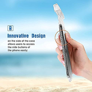 JOTO [2 Pack Universal Waterproof Pouch Cellphone Dry Bag Case Bundle with ProCase [2 Pack] Universal Waterproof Case for Phones up to 7"