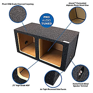 Bbox Dual Sealed 15 Inch Subwoofer Enclosure Engineered for Kicker Solo-Baric Model L5 & L7 Subwoofers - Car Subwoofer Boxes & Enclosures & Subwoofer Box Improves Audio Quality, Sound & Bass
