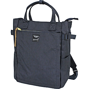 anello(アネロ) Women Regular 2-Way Tote Backpack, NVY