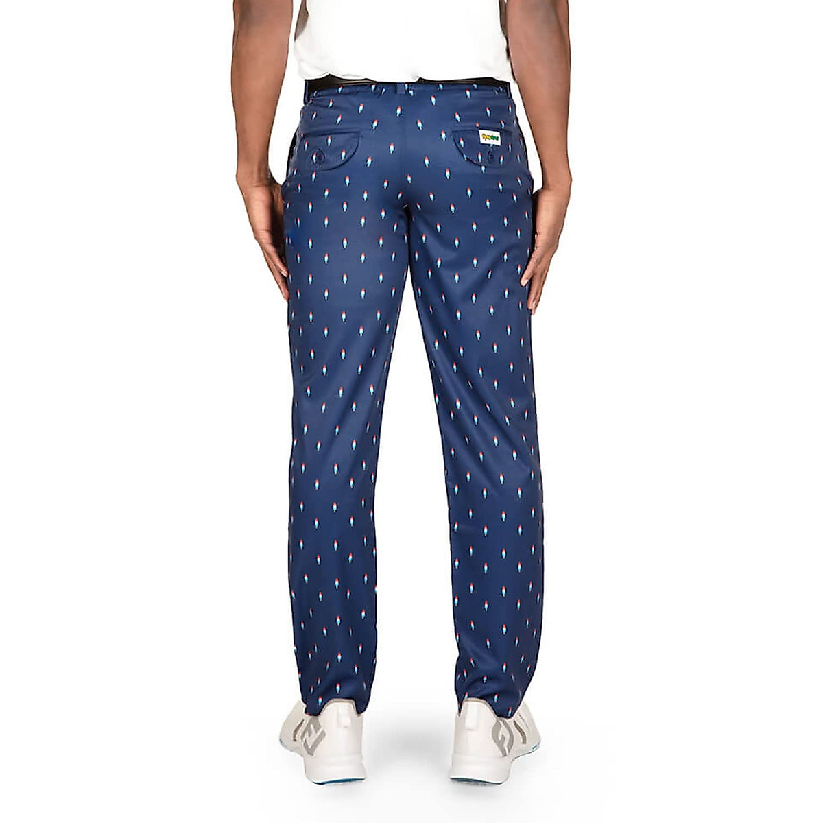 Tipsy Elves Men's Navy Blue Grand Finale Golf Pants Size Large