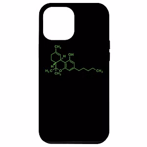 iPhone 14 Pro Max THC Molecule Marijuana Funny Cannabis Weed Stoner Case
