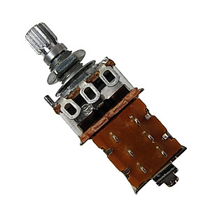 FLEOR 2pcs Push Pull Guitar Pots Short 15mm Split Shaft A500K Audio Taper Guitar Potentiometers