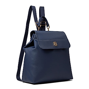 Tommy Hilfiger Camilla II Flap Backpack Black One Size