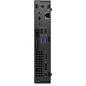 Dell OptiPlex 3000 Micro Form Factor MFF Business Desktop Computer, Intel Hexa-Core i5-12500T (Beat i7-11700T), 16GB DDR4 RAM, 512GB PCIe SSD, WiFi 6, Bluetooth, Keyboard & Mouse, Windows 11 Pro