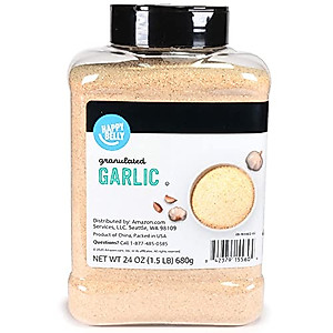 Amazon Brand - Happy Belly Granulated Garlic, 24 Ounce
