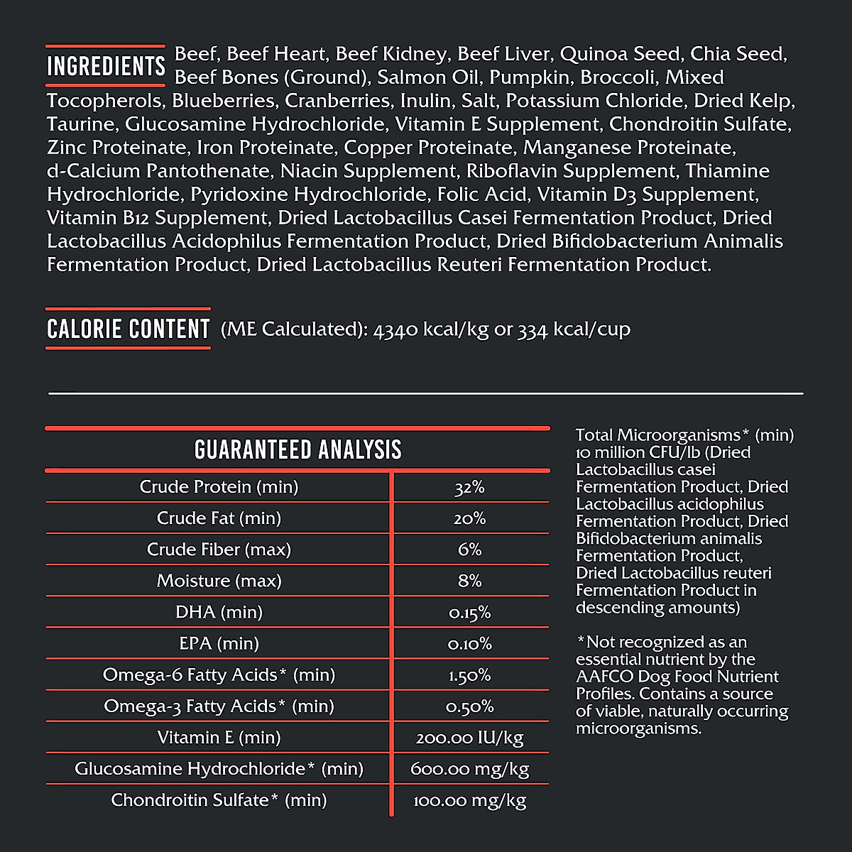 FIDELIS High Protein Grain-Free Freeze-Dried Raw Dog Food, Mixer, Animal Protein, Omega 3, Glucosamine, Cranberries, Blueberries, Active Dogs Small & Large, Adult & Puppy, Made in USA, Beef, 8 oz