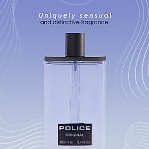 POLICE Original - Fragrance For Men - Fougere Scent - Opens With Notes Of Bergamot, Blood Orange And Apple Blossom - Lavender, Rosemary And Clary Sage Middle - Tonka Bean Base - 3.4 Oz EDT Spray