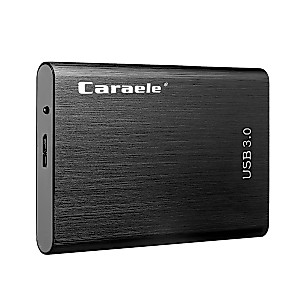PANGQIE Portable SATA External Hard Drive HDD 2TB 1TB 500GB USB3.0 Ulra-Fast File Transfers (2TB, Black)