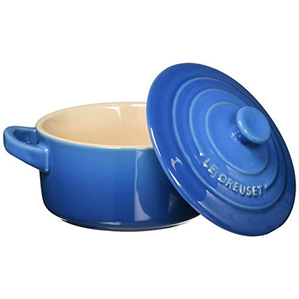 Le Creuset Stoneware Mini Round Cocotte, 8 oz., Marseille