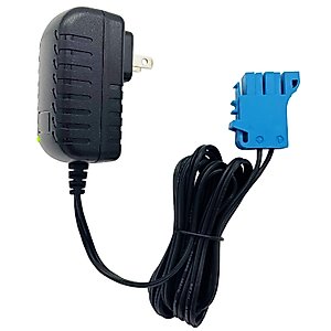 12-Volt Small Plug Charger for Peg Perego Battery,12V Charger for Peg Perego Kids Ride On Toy Cars.