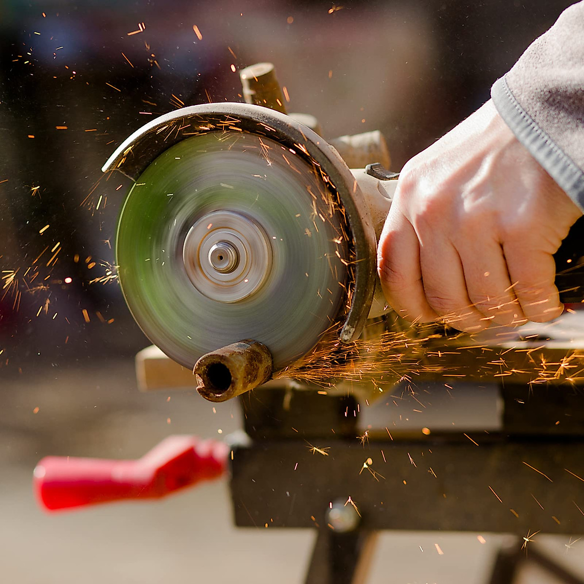 Yougfin Cut Off Wheels 52 Pack, Quality Thin 4 1/2 x0.04x7/8 inch Cutting Disc, Metal & Stainless Steel Aggressive Cutting Wheel for Angle Grinder, General Purpose Metal Cutting (4.5inch)