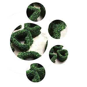 OVBBESS Garden Products Topiary Boxwood Heart Topiary Door Hanging Love Heart Home Decor