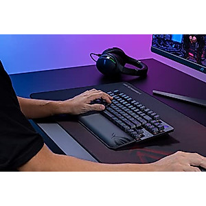 ASUS ROG Strix Scope RX TKL Wireless Deluxe - 80% Gaming Keyboard, Tri-Mode Connectivity (2.4GHz RF, Bluetooth, Wired), ROG RX Red Optical Mechanical Switches, PBT Keycaps, RGB, Wrist Rest, Black