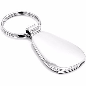Au-Tomotive Gold Inc. Officially Licensed Black Teardrop Key Chain for Honda Accord