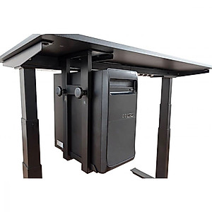 Stand Up Desk Store Adjustable CPU Desktop Computer Tower Holder Under Desk Mount