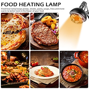 DUEBEL Food Heat Lamp, Perfect Buffet and Catering Solution for Keeping Food Warm, Ideal for Parties, Holidays, and Concession Stands