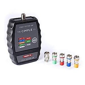 4 Port Coax Cable Mapper, Tester, Tracer, and Toner - Commercial Grade Coaxial Wire Continuity Checker