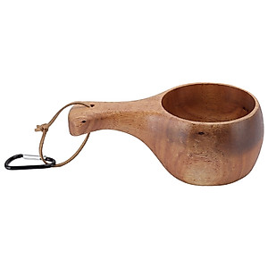 Water Cup Wooden Cup Outdoor Camping Hiking Drinking Cup Portable for Coffee Tea Milk Nordic Style Wooden Mug Hand Cup