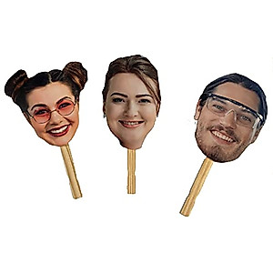Big Head on a Stick, Custom face Cutout, Big Party Fat Head, Fan Face, face Cut Out, Head Cutout, Fast Shipping