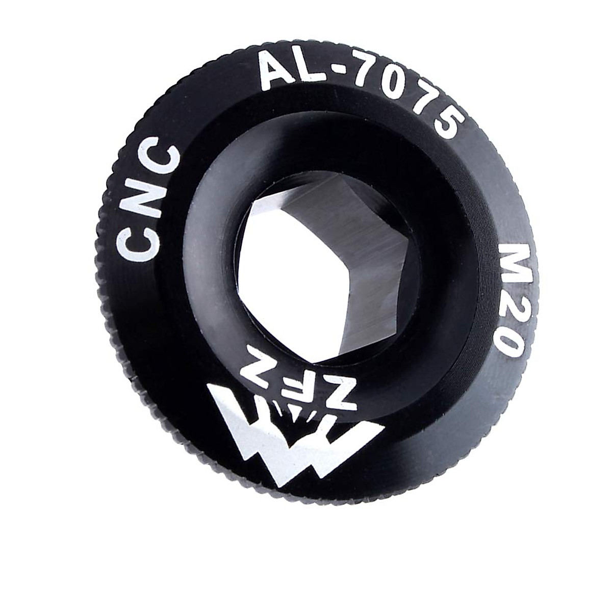 Saipe 2 Pcs M20 Crank Screws Bicycle Crank Arm Screws Aluminum Alloy CNC Crankset Screws Crank Fixing Bolt for MTB Mountain Road Bicycle Riding (Black)