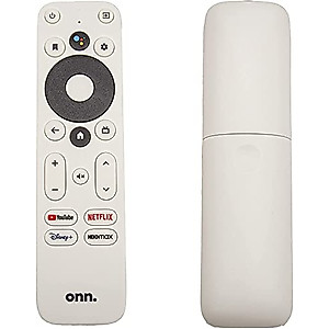 ONN Android TV 4K UHD Streaming Device with Voice Remote Control Google Assistant & High Speed HDMI Cable (100026240)