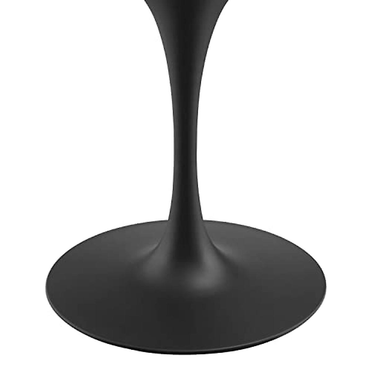 Modway Black and White Lippa Oval Terrazzo Dining Table EEI-5737-BLK-WHI