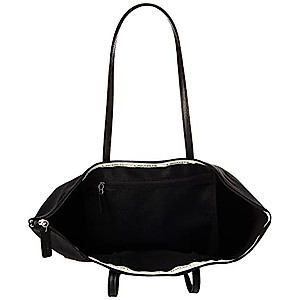 Lacoste womens L.12.12 Tote Shoulder Handbag, Black, 35 x 30 14 cm US