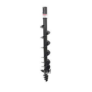 6" Diameter Reinforced 3-Point Auger Bit for 2" Round Drive Post Hole Diggers