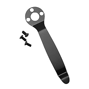 ljhnba Knife Tool DIY Accessories Folding Knife Holder Stainless Steel Back Clip Pocket Holder Knife Clip