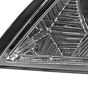 SPEC-D TUNING Headlights Chrome Compatible with 2005-2007 Ford Focus L+R Pair Head Light Lamp Assembly