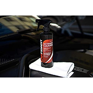 Carfidant Ultimate Car Interior Cleaner - Automotive Interior & Exterior Cleaner All Purpose Cleaner for Car Carpet Upholstery Leather Vinyl Cloth Plastic Seats Trim Engine Mats - Universal Car Cleaning Kit