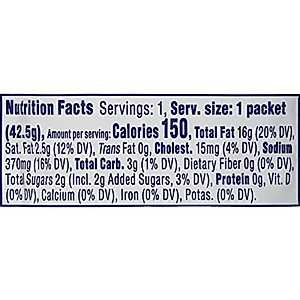 Kraft Ranch Salad Dressing Single Serve Packet (1.5 oz Single Serve Packets, Pack of 60)